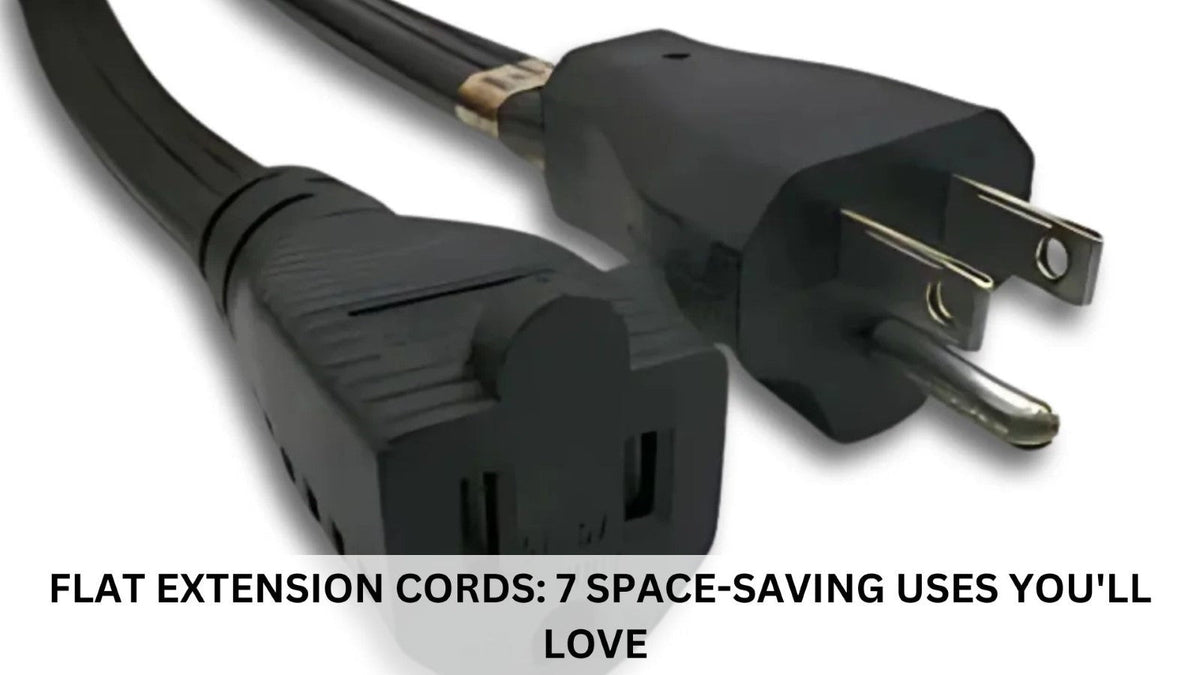 7 Space-Saving Ways to Use Flat Extension Cords | Americord