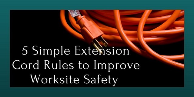Electrical Cord Safety In Construction