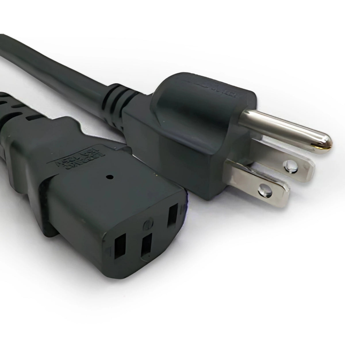 Americord; Nema 5-15p to IEC-320 C-13 12FT Computer Power Cord 16/3 SVT NA