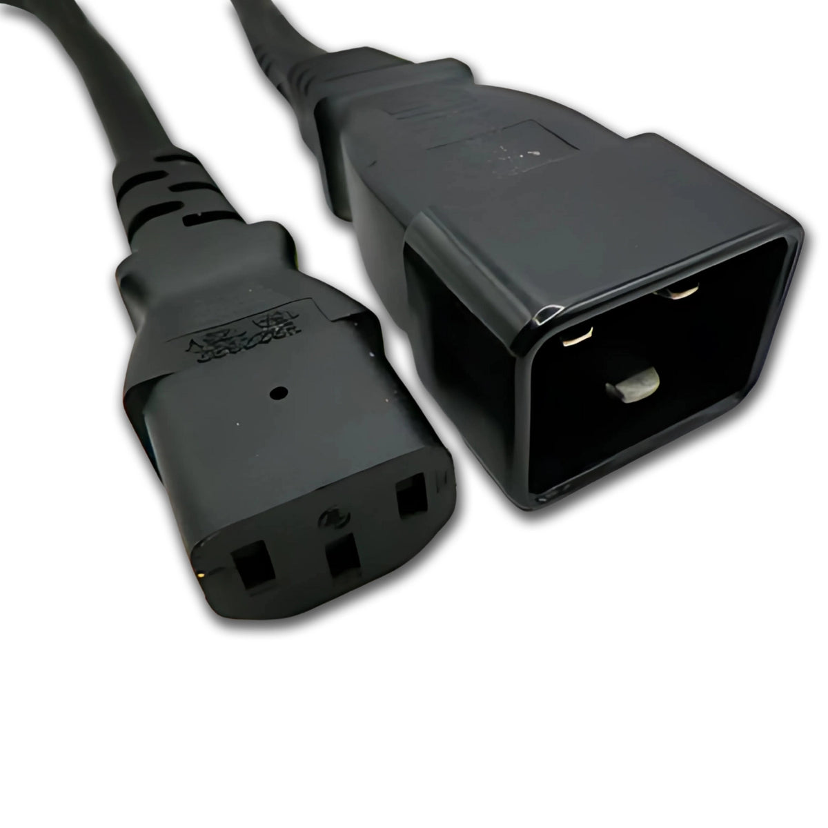 Americord:C20 to C13 4 ft Computer Power Cord 12/3 SJTW NA 20 Amp