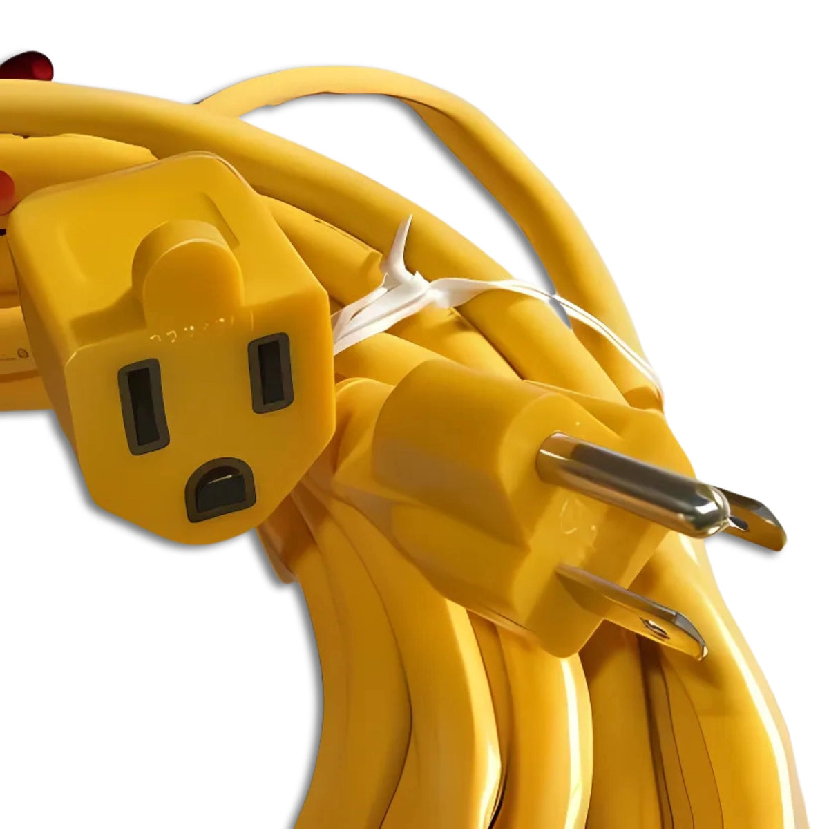 Americord: NEMA 5-15P to NEMA 5-15R 50FT Extension Cord 12/3 SJT NA