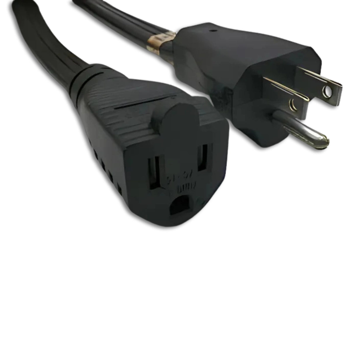 Americord: Nema 5-15P to Nema 5-15R 50FT Flat Extension Power Cord 12/3 ...